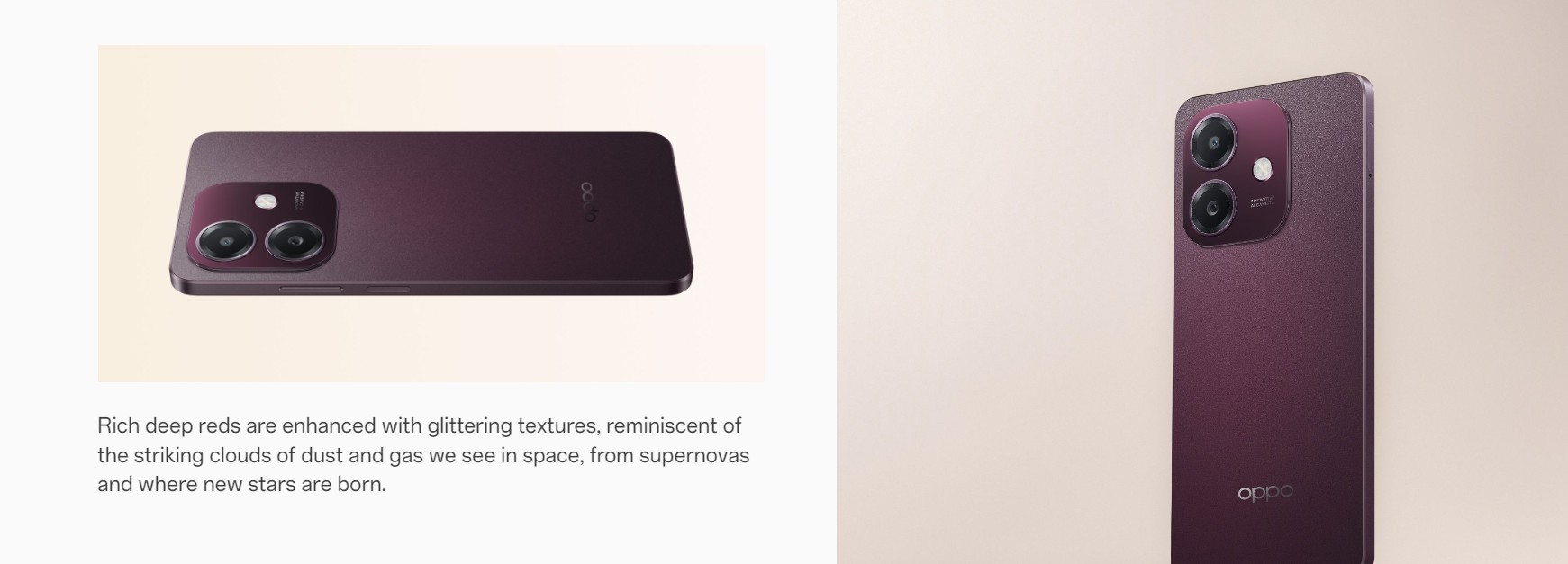 OPPO A3x Rouge | Smartphone IP54, 4Go/128Go, écran 6.67" HD+ 90Hz ...